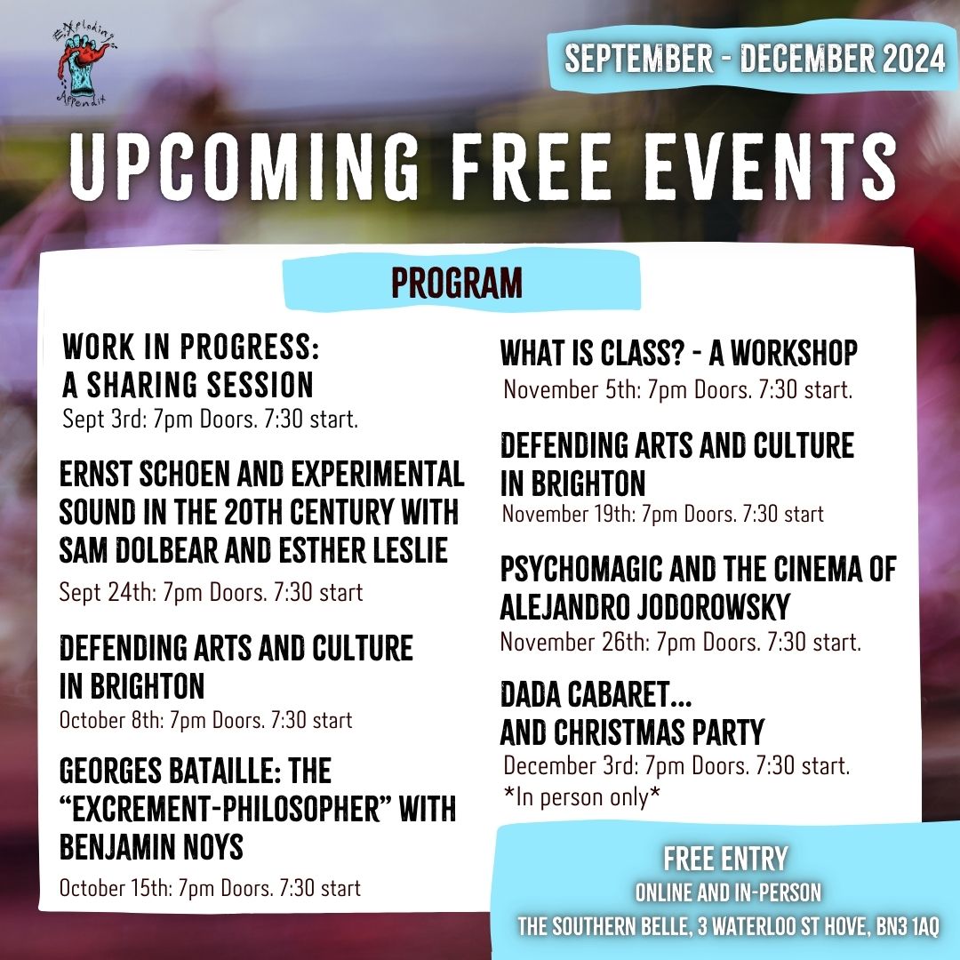 Exploding Appendix Program 2024 (September to December) (Updated) – Exploding Appendix